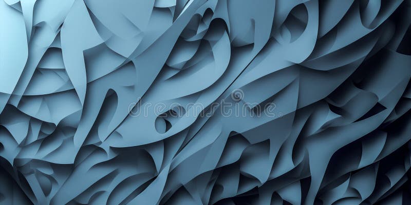 Abstract Folded Paper Effect. Cyan Blue Background. Wallpaper ...