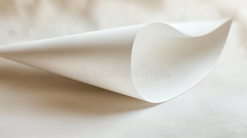 Abstract Folded White Paper with Textured Surface Minimalism and Modern ...