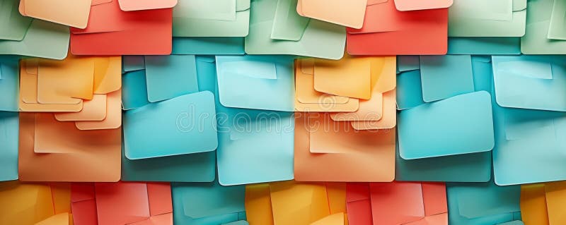 Abstract Folders. Abstract Folders Stock Illustration - Illustration of ...
