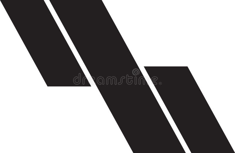 Abstract Folding Logo Illustration in Trendy and Minimal Style Stock ...