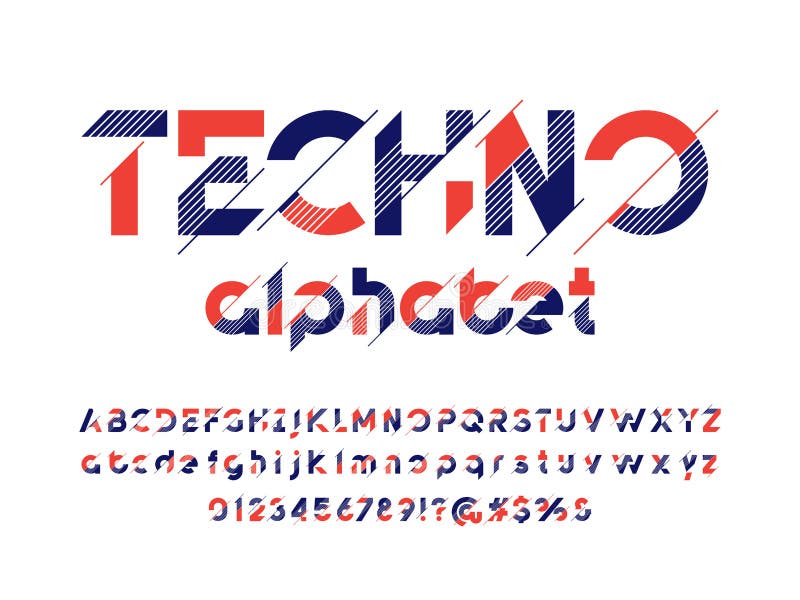 Abstract font stock vector. Illustration of style, design - 164555480