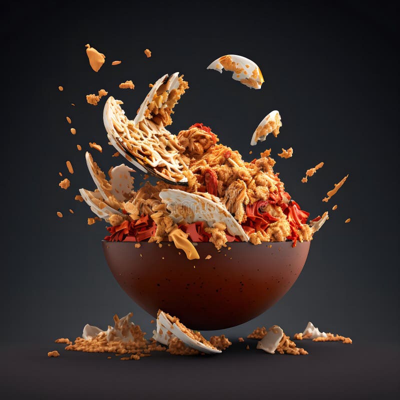 Exploded Cereal Stock Illustrations – 3 Exploded Cereal Stock ...