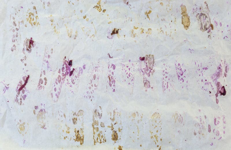 Abstract Food Stain on White Bake Paper Background Stock Image - Image ...