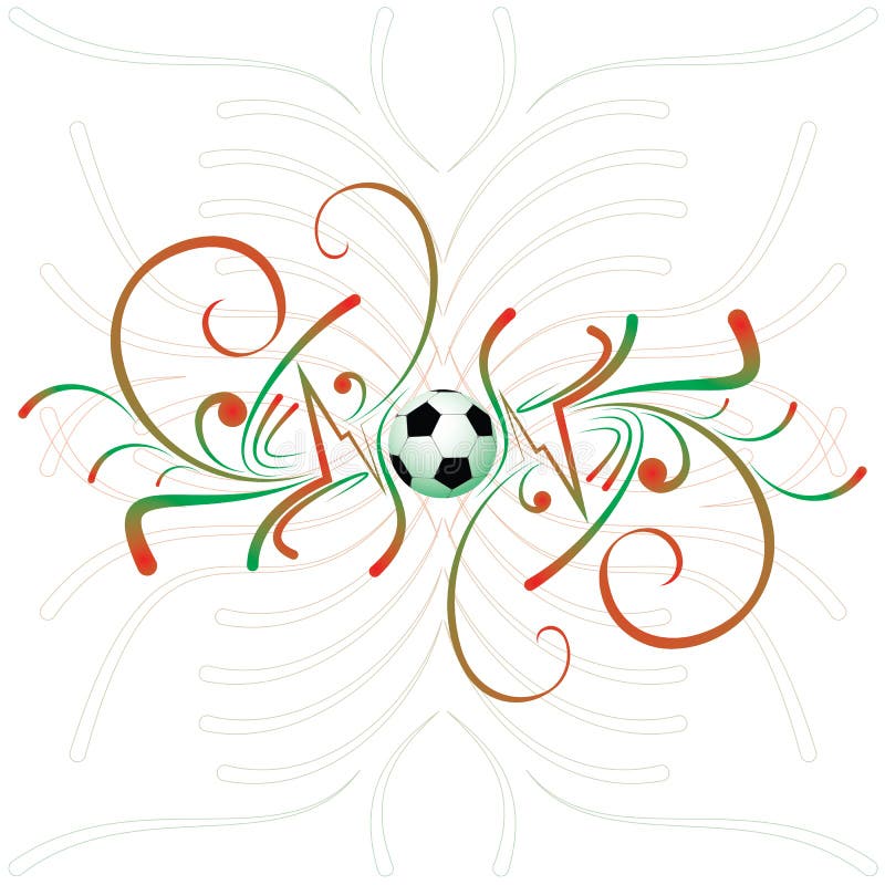 Abstract Football Background Stock Vector - Illustration of futuristic ...