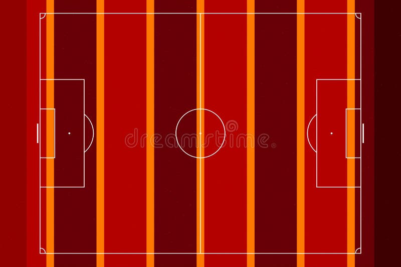 Abstract Football Stadium in the Future. Stock Illustration ...