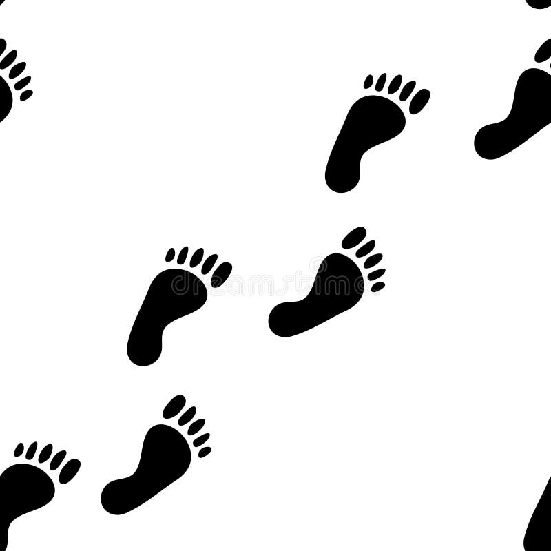 Abstract Footprint Background. Stock Vector - Illustration of stamp ...