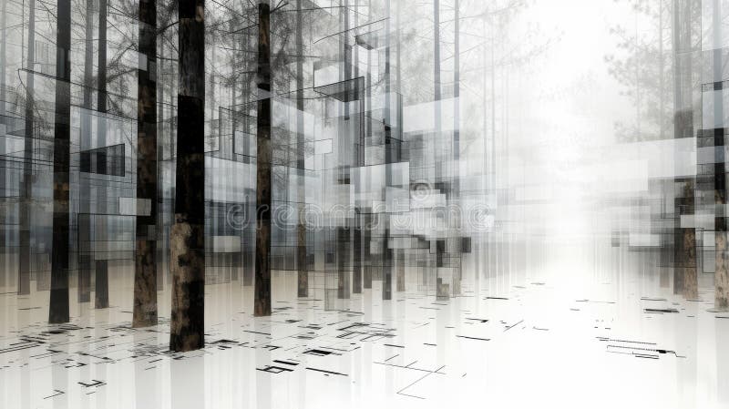 Abstract Forest Geometric Grid Patterns Stock Photos - Free & Royalty ...