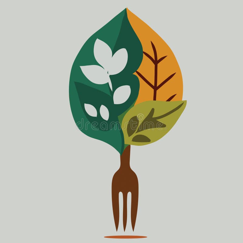 Abstract Fork with Shrimp, Seafood Continuous One Line Art Drawing ...