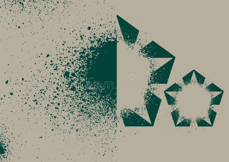 Abstract Form Background with Splash Texture. Retro Vector Illustration ...