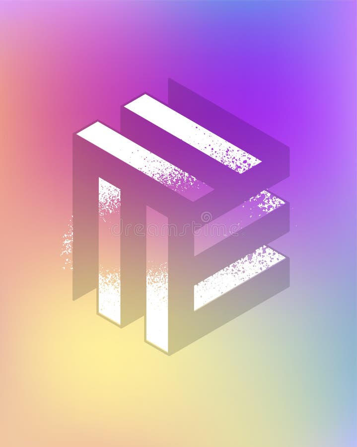 Abstract Grunge Form on the Blurred Background. Vector Illustration ...