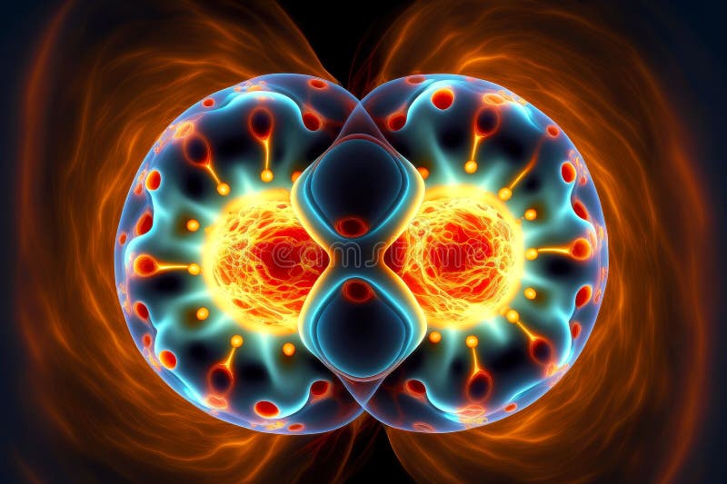 Abstract Form of Cell Division in Molecule with Membranes and Nuclei ...