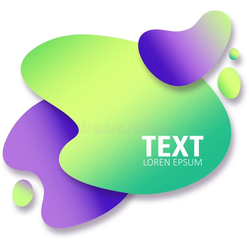 Abstract Form. Liquid Design Stock Vector - Illustration of creative ...