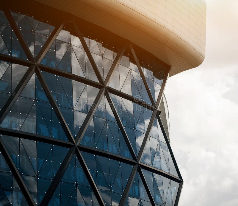 Abstract Form of a Modern Building Editorial Stock Image - Image of ...