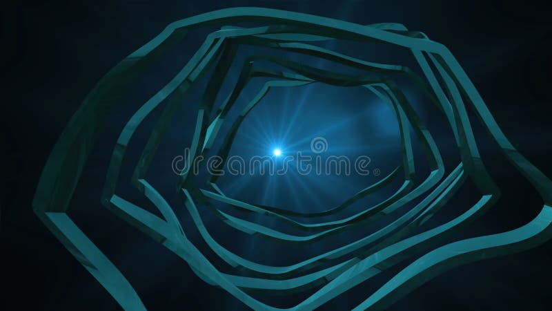 Abstract Form Vortex Design Stock Illustration - Illustration of green ...