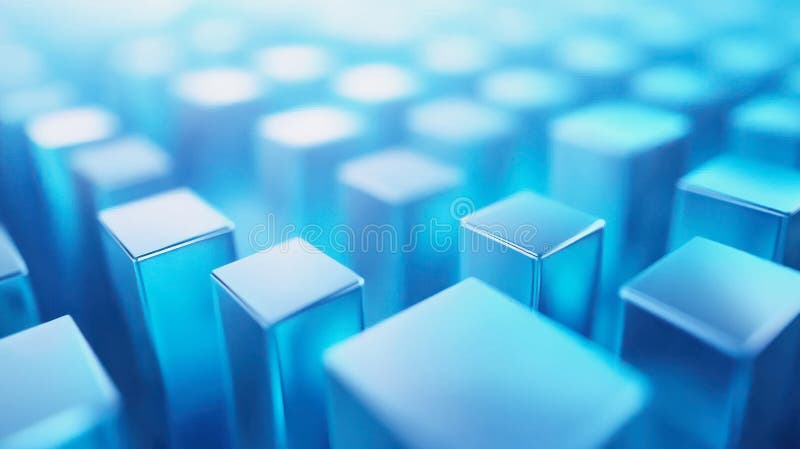Abstract Formation of Blue Columns with Soft Focus and Gradient ...