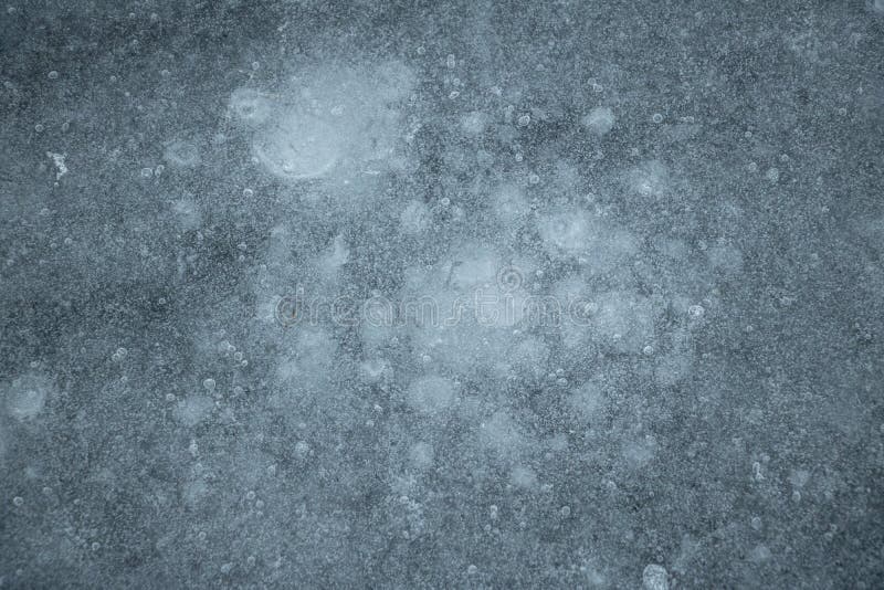 Abstract Formation Formed from Refreezing Water on a Pond Stock Image ...
