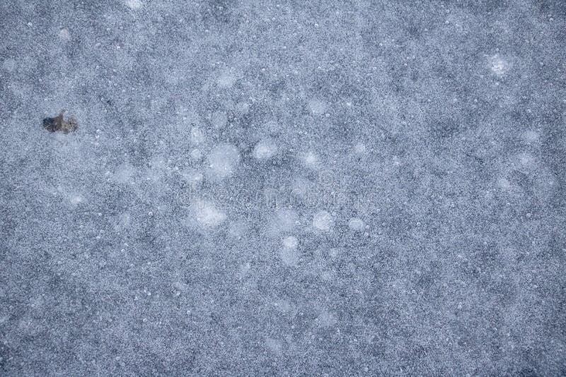 Abstract Formation Formed from Refreezing Water on a Pond Stock Image ...