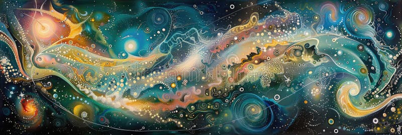 Abstract Formations Resembling Planetary Orbits and Cosmic Trajectories ...