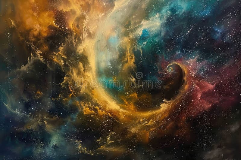 Abstract Formations Resembling Planetary Orbits and Cosmic Trajectories ...