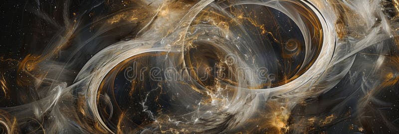 Abstract Formations Resembling Planetary Orbits and Cosmic Trajectories ...