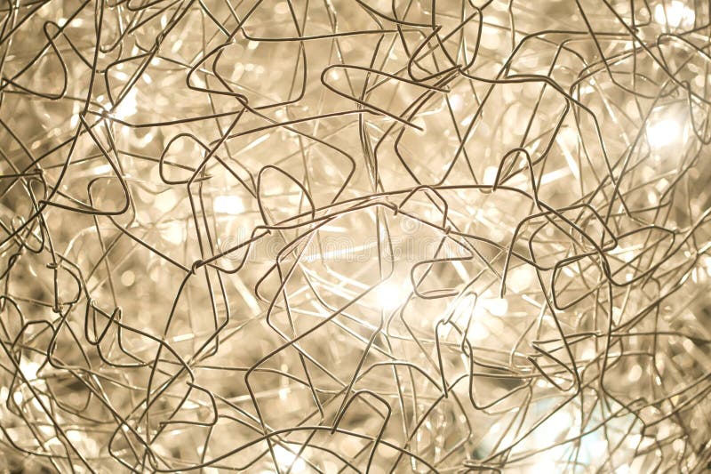 Abstract Formed Steel Wire Pattern with Diffuse Lights. Stock Image ...