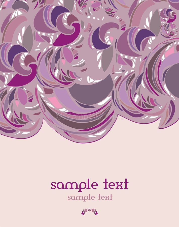 Abstract forms stock vector. Illustration of invitation - 13756538