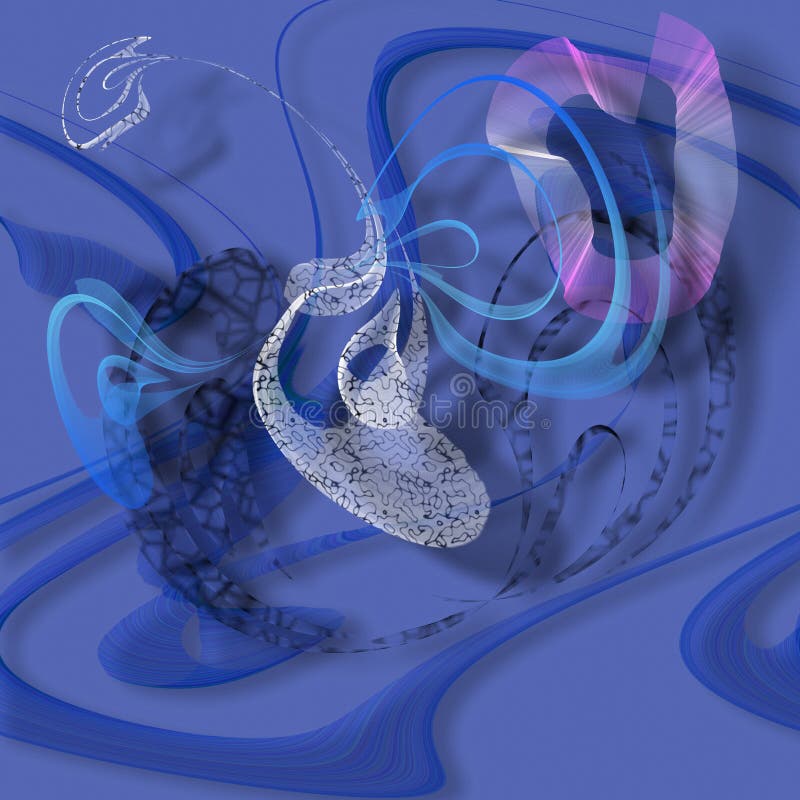 Abstract forms stock illustration. Illustration of digital - 144403275