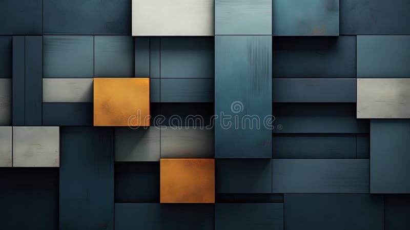 Abstract Forms in the Style of Geometry Give the Background the ...