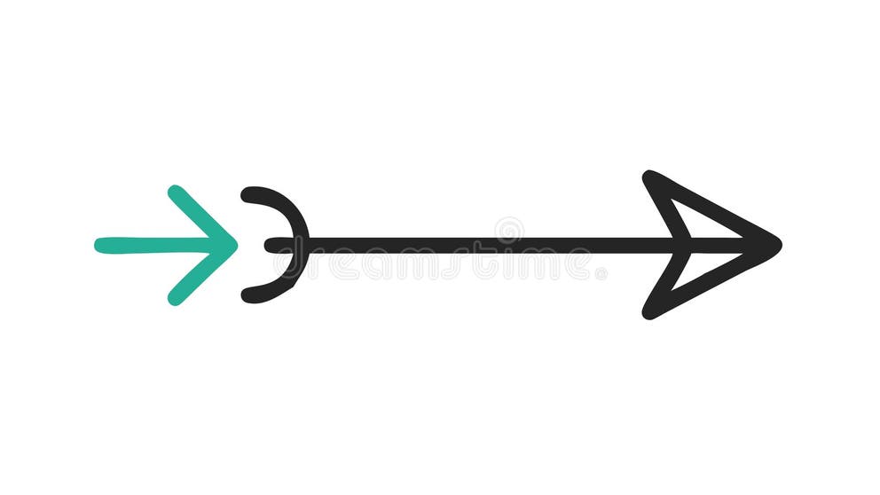 Abstract Forward Arrow Vector. Direction Progress Icon, Vector Design ...
