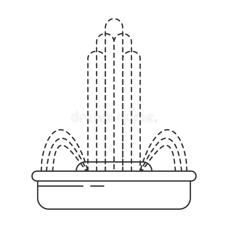 Water Fountain Vertical Vector Stock Illustrations – 34 Water Fountain ...