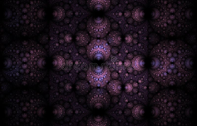 Abstract Fractal Art Background Illustration Space Geometry. Stock ...