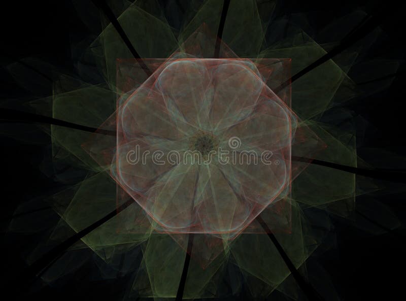 Abstract Fractal Art Background Illustration Space Geometry. Background ...