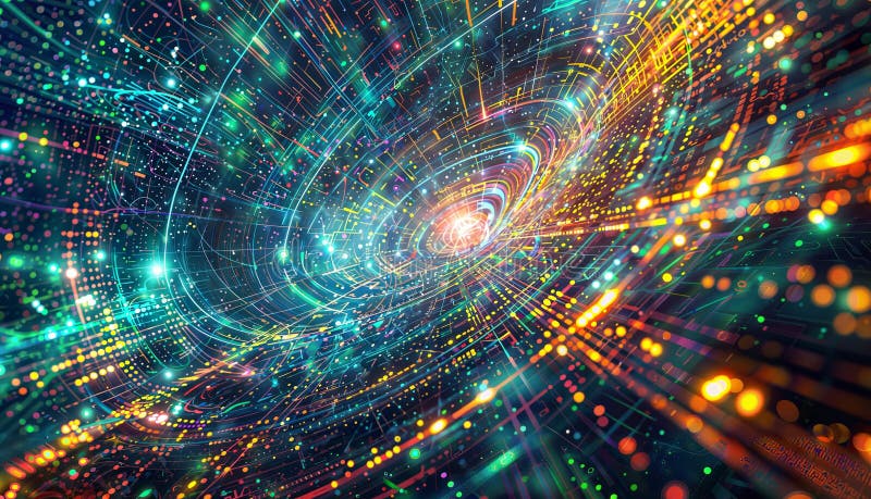 Abstract Fractal Background a Computer-generated 2D Illustration ...