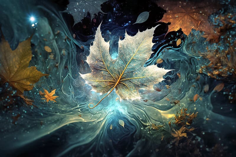 Abstract Fractal Background. Design Element for Brochure ...