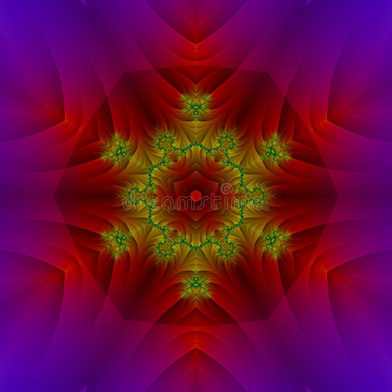 Abstract Fractal Background Infinite Universe Computer Generated Image ...