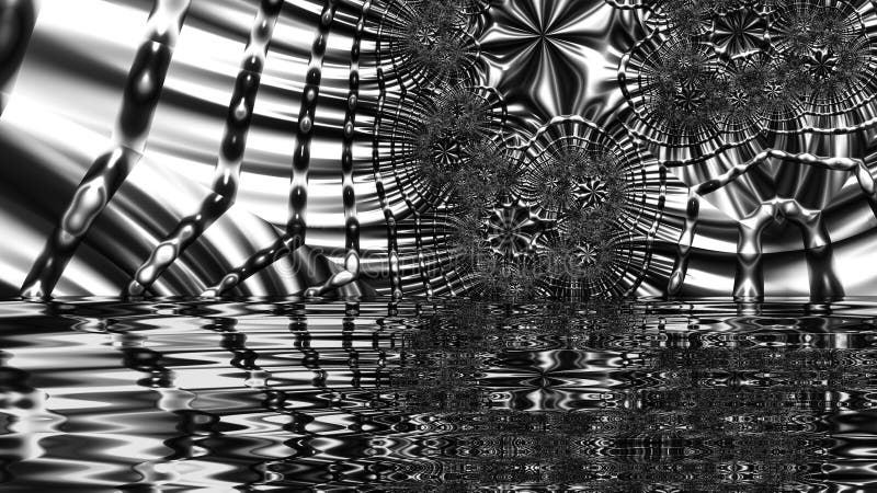 Abstract Fractal Background Infinite Universe Computer Generated Image ...