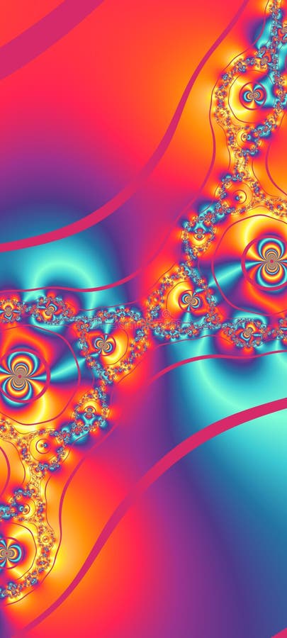 Abstract Fractal Background Infinite Universe Computer Generated Image ...