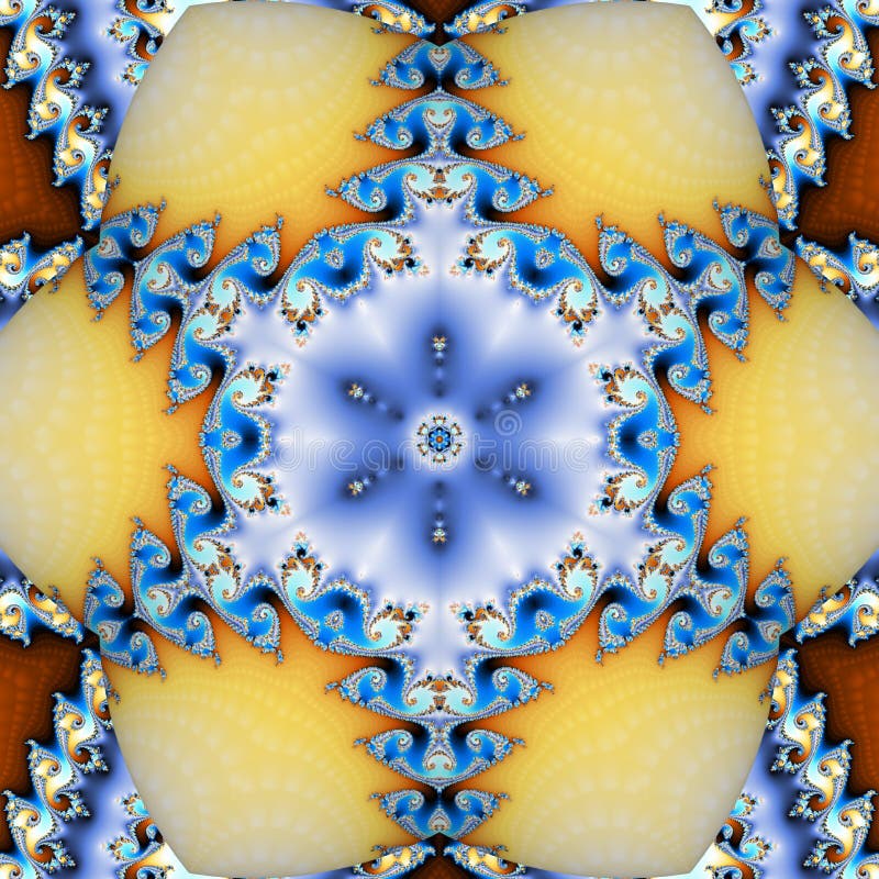 Abstract Fractal Background Infinite Universe Computer Generated Image ...