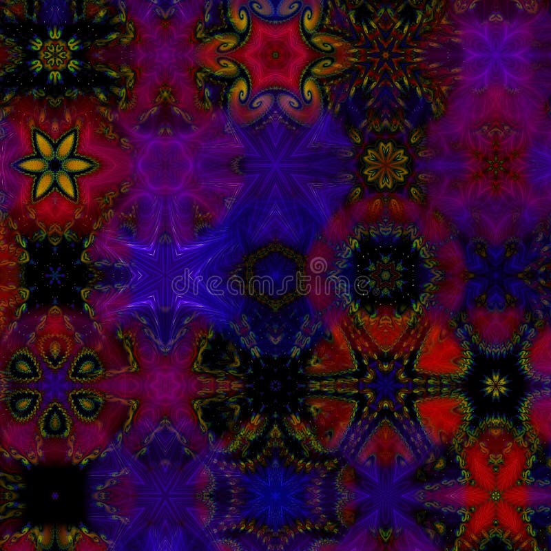 Abstract Fractal Background Infinite Universe Computer Generated Image ...