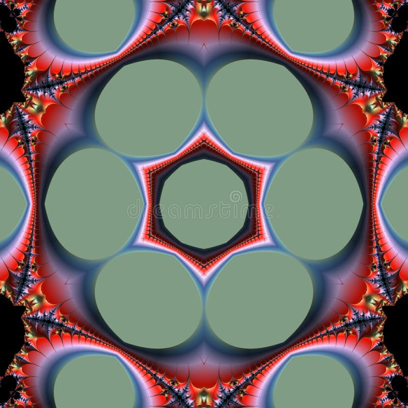 Abstract Fractal Background Infinite Universe Computer Generated Image ...