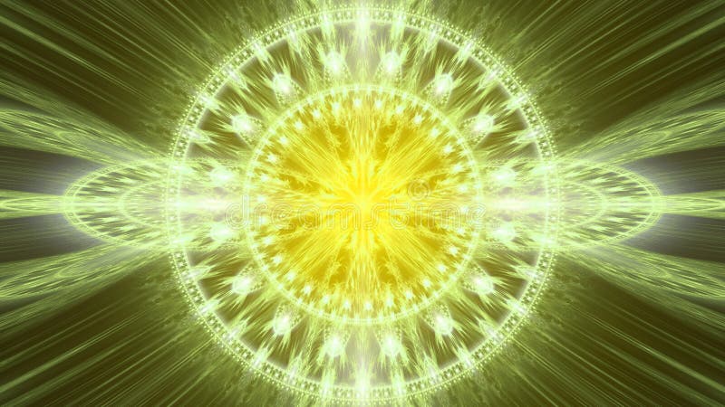 Abstract Fractal Background Made Out of an Exploding Star with a ...