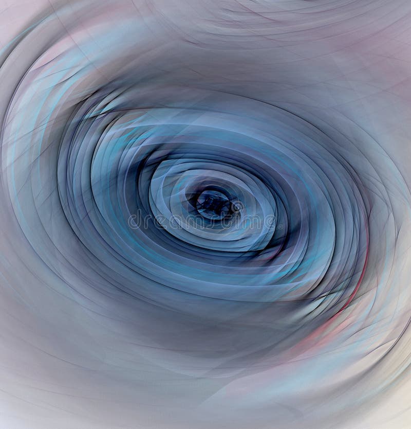 Abstract Fractal Background Oval Shape Stock Illustration ...