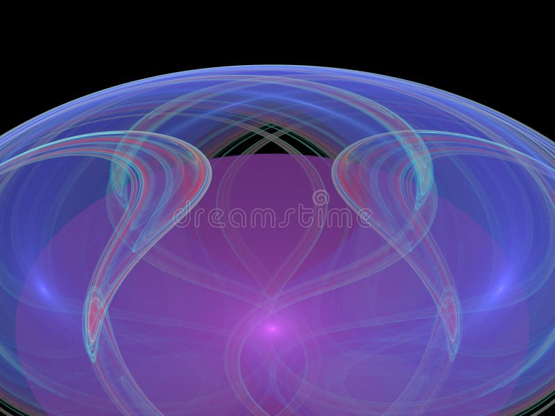 Abstract Fractal Design stock illustration. Illustration of glowing ...