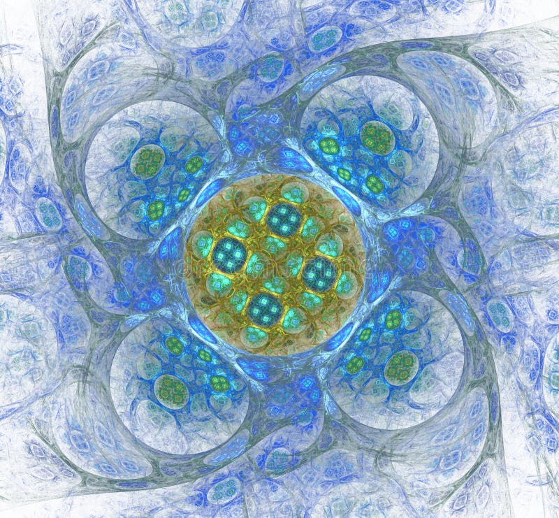 Abstract fractal design stock illustration. Illustration of curve ...