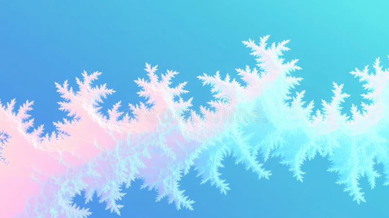 Abstract Fractal Design with Soft Pastel Colors Creating a Serene ...