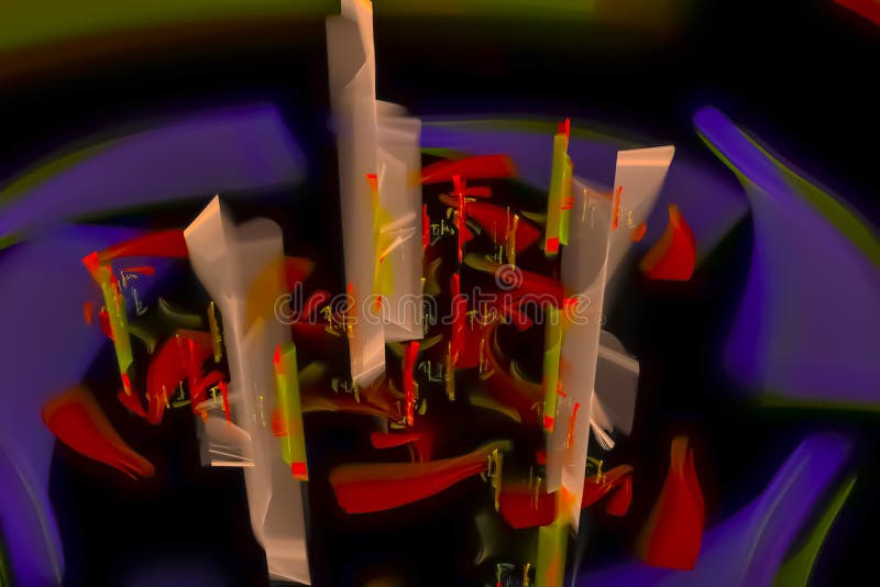 Abstract Fractal Fantasy Shape Creative Design Futuristic Background? 3 ...