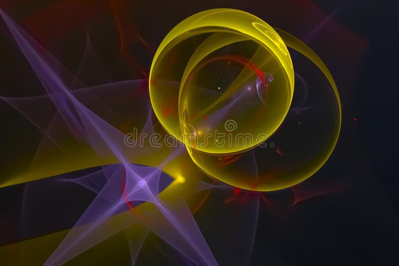 Abstract Fractal Fantasy Style Splash Shape Effect Design Holiday ...