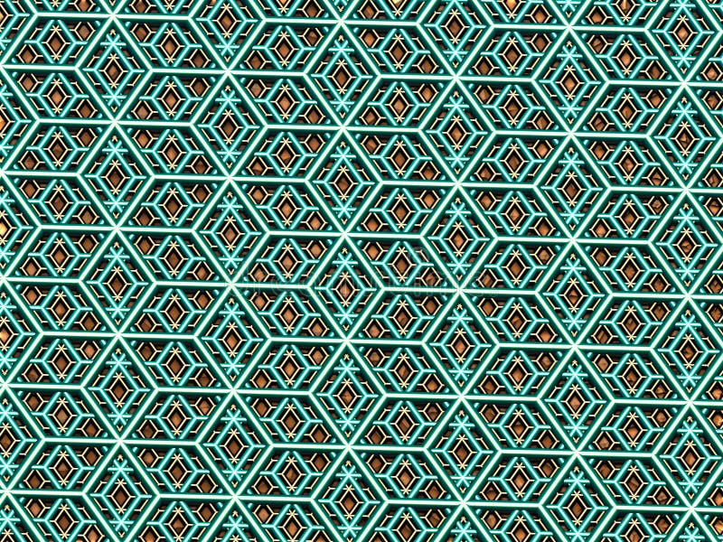 Abstract Fractal Geometric Pattern. Stock Photo - Image of white, angle ...