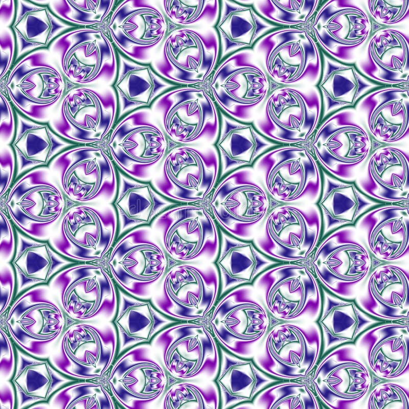 Abstract Fractal Geometric Pattern. Stock Illustration - Illustration ...