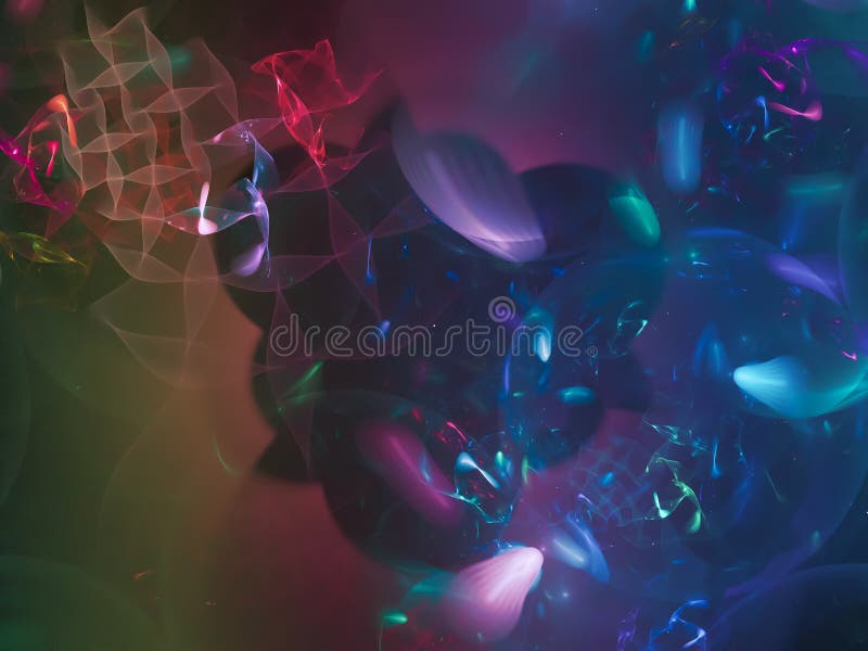 Abstract Fractal Decoration Spin Dream Surreality , Magic Intricate ...